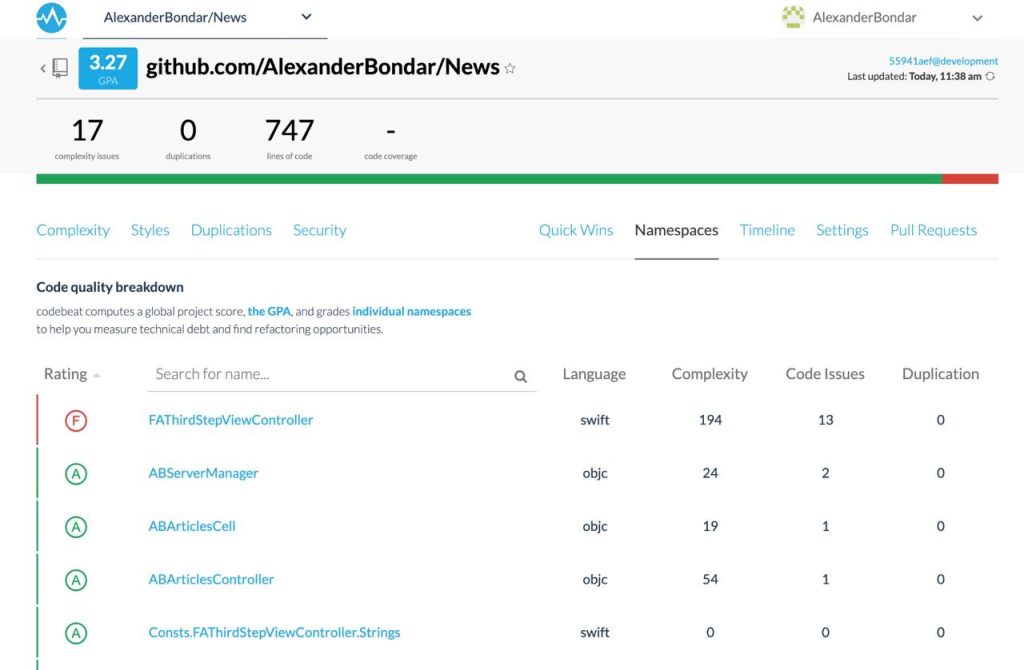 Code review with the help of AI